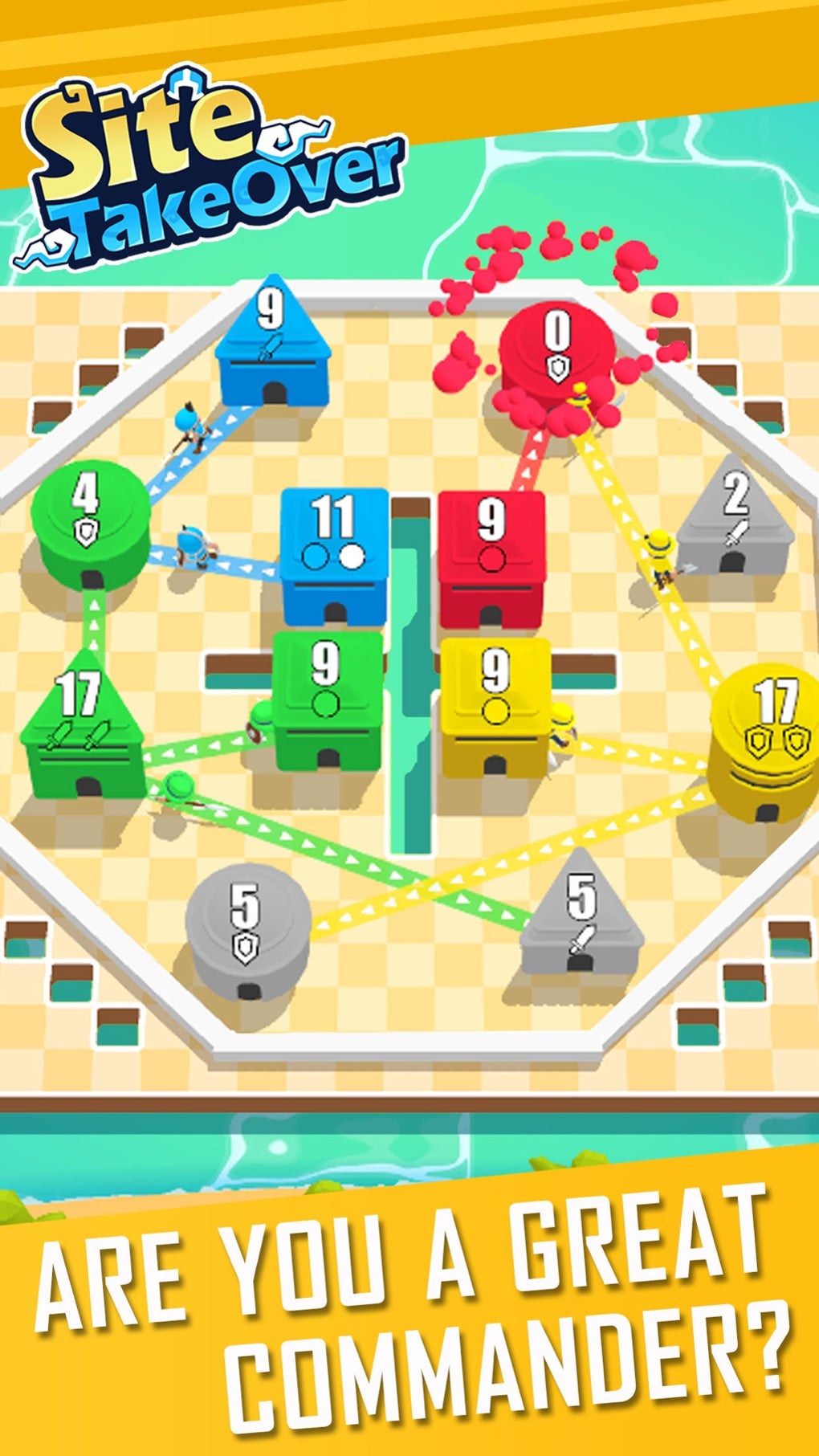 Site Takeover-strategy io game for iPhone - Download