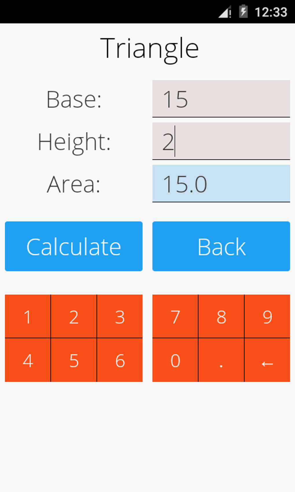 Area and Volume Calculator para Android - Descargar