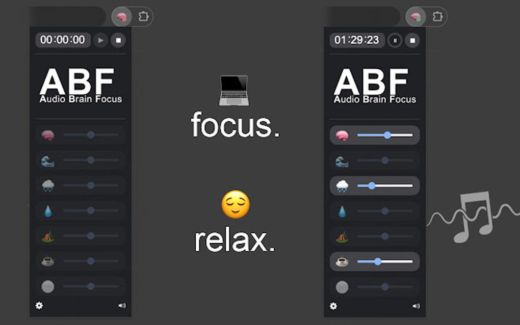 ABF (Audio Brain Focus) para Google Chrome - Extensão Download
