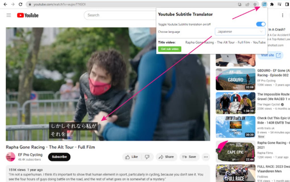 Auto Translate for YouTube captions para Google Chrome - Extensión ...
