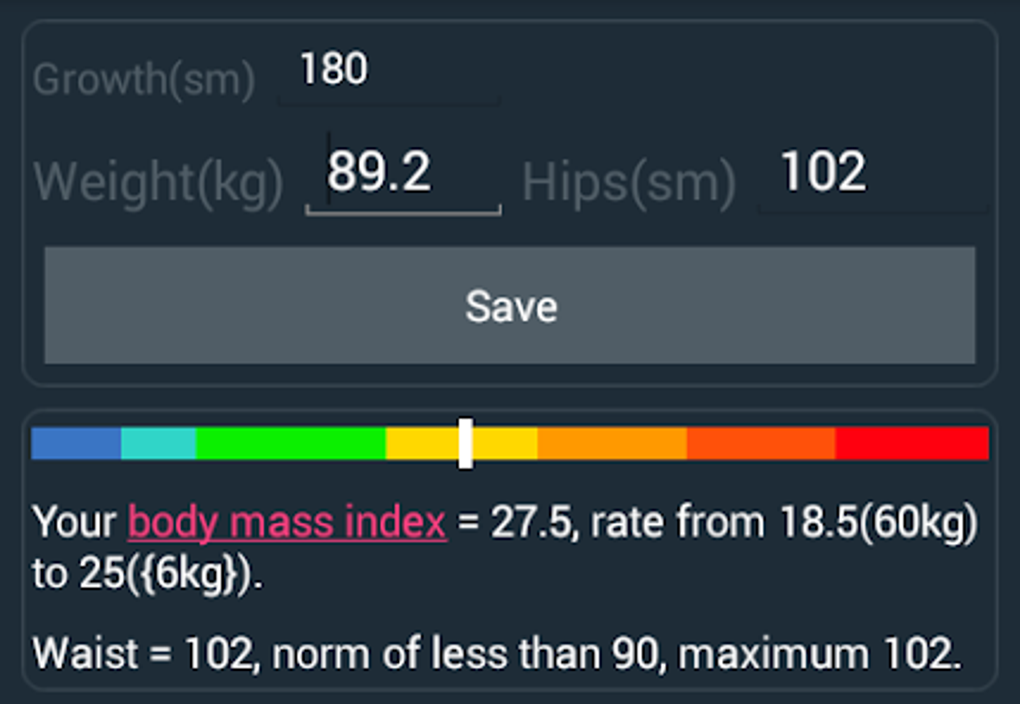 Weight Control for Android - Download