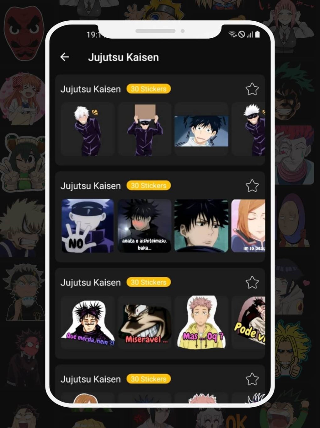 Anime stickers for whatsapp สำหรับ Android - ดาวน์โหลด