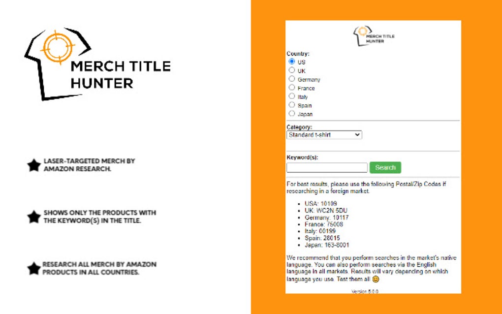 Merch Title Hunter for Google Chrome - Extension Download