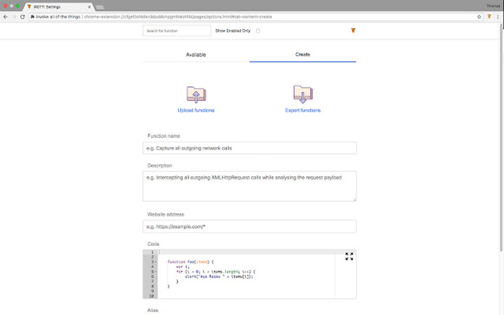 Invoke all of the things for Google Chrome - Extension Download