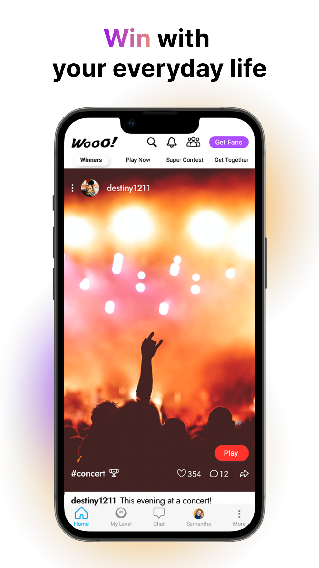 Wooo Win with your daily life for iPhone - Download