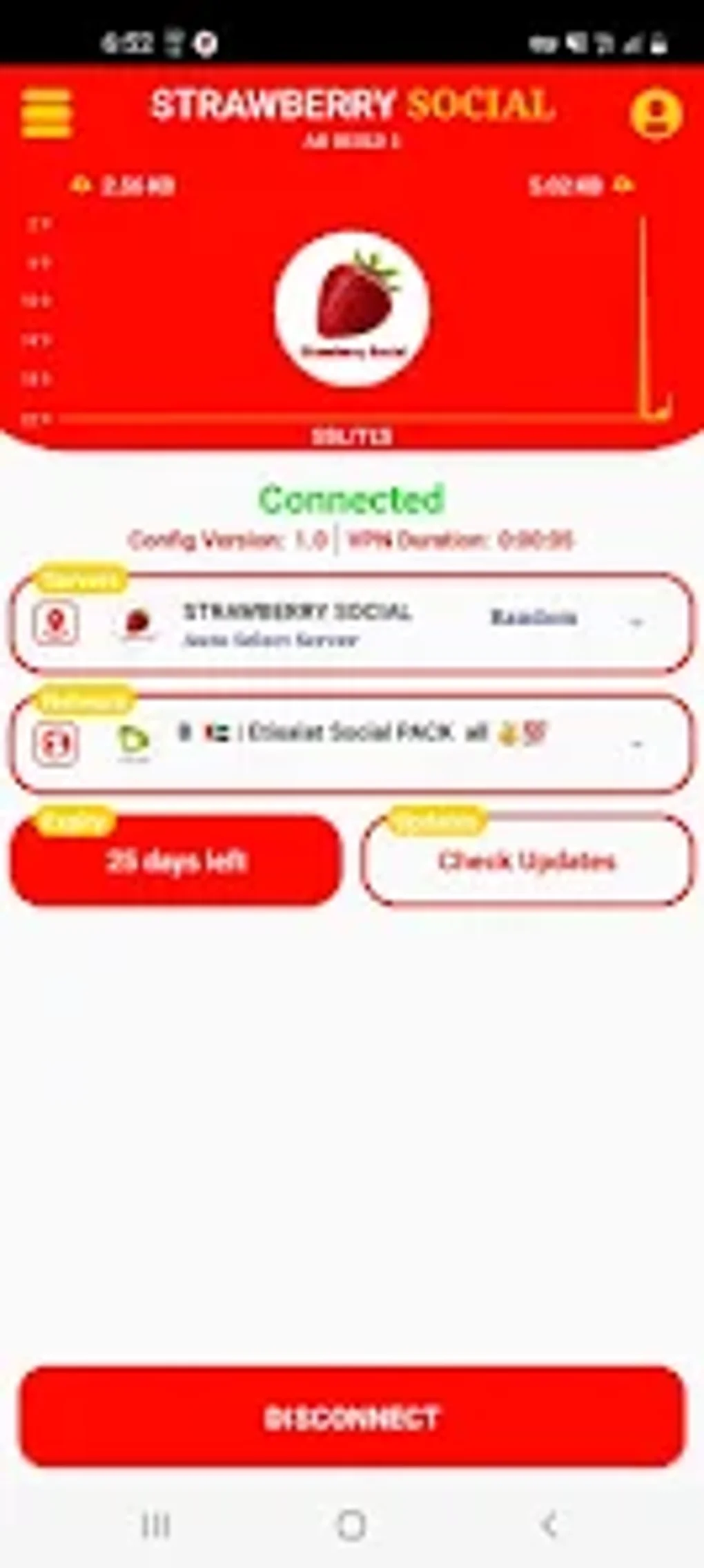 STRAWBERRY SOCIAL VPN for Android - Download