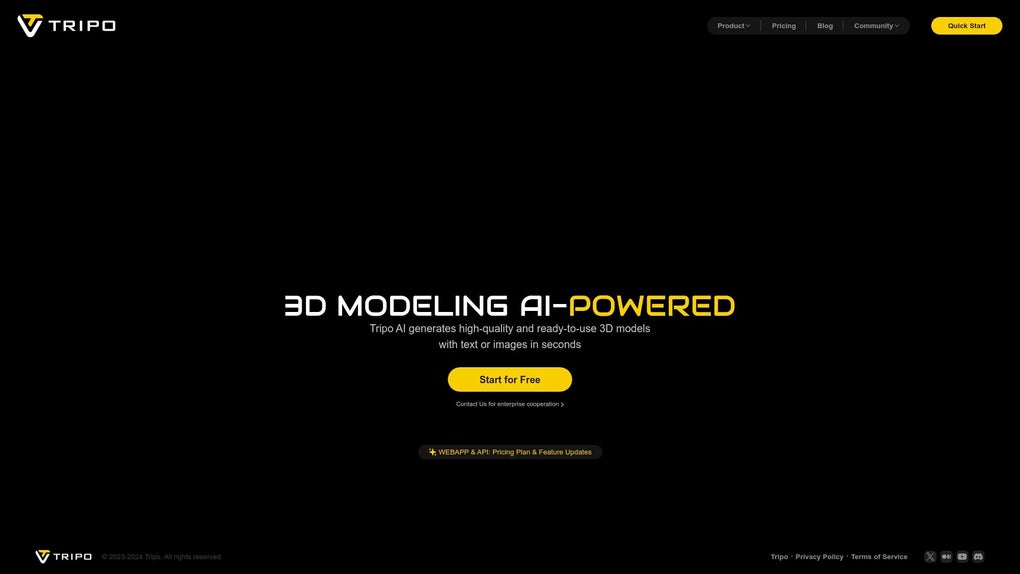 Tripo3D for AI 3D: review, features & use cases