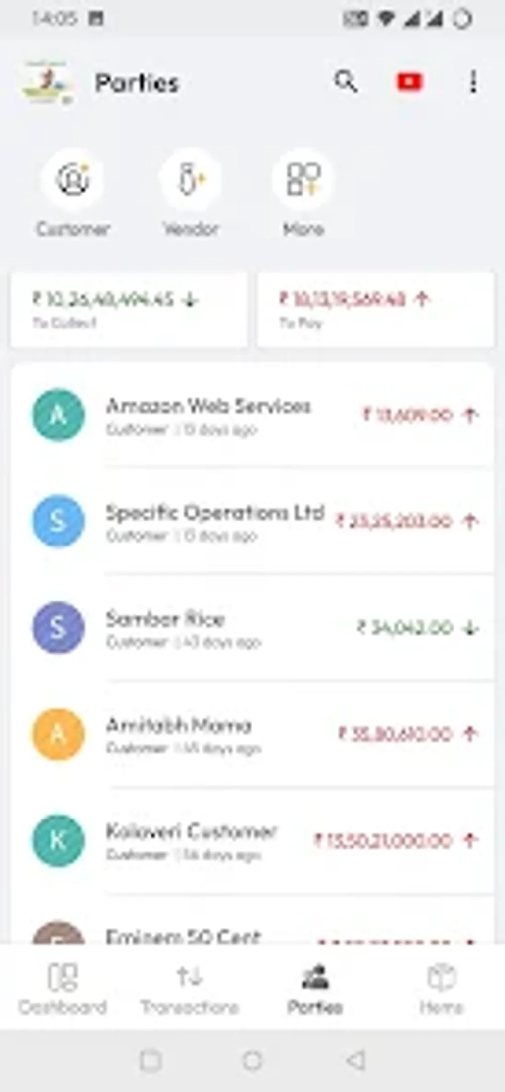 Invoicing Billing Accounting per Android - Download