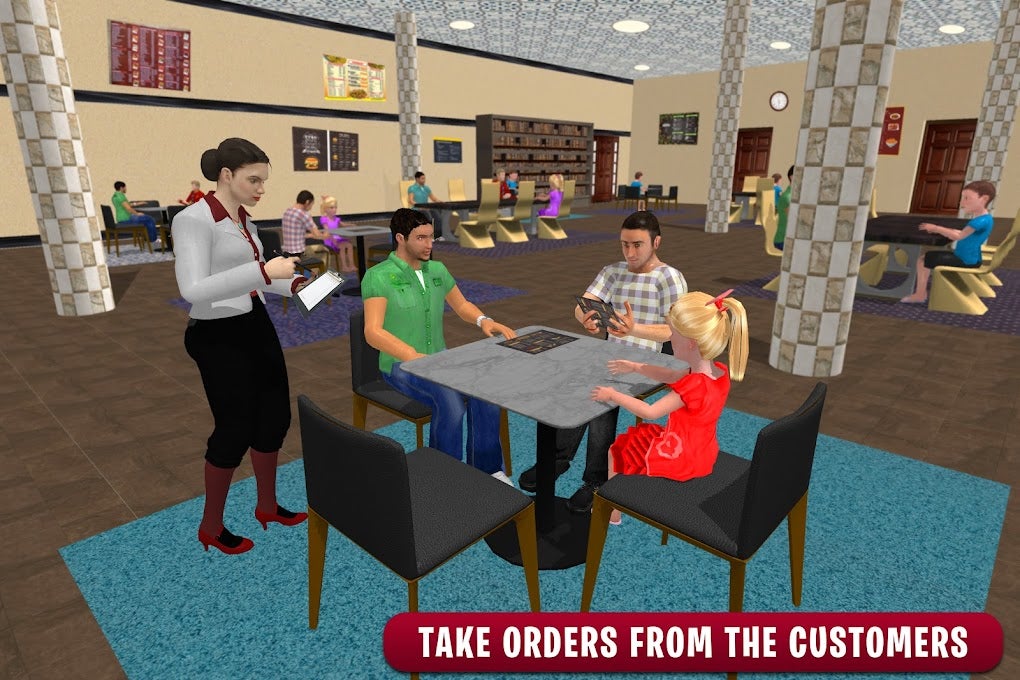 Virtual Waitress Simulator Job per Android - Download