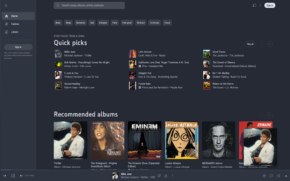YT Music Nord Theme for Google Chrome - Extension Download