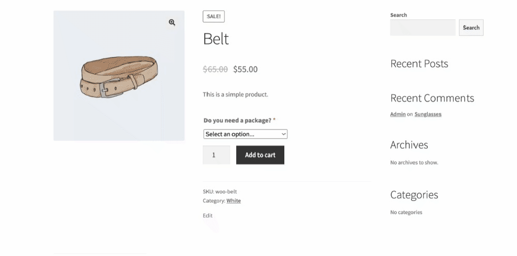 Conditional Logic for Woo Product Add-ons para WordPress - Descargar
