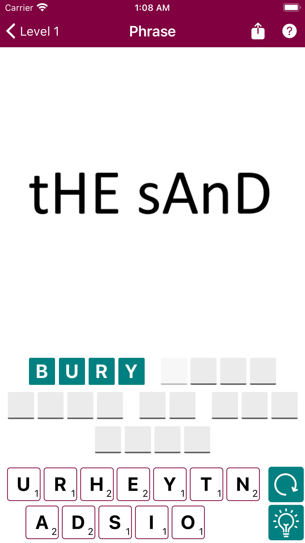 Dingbats - Between the lines pour iPhone - Télécharger