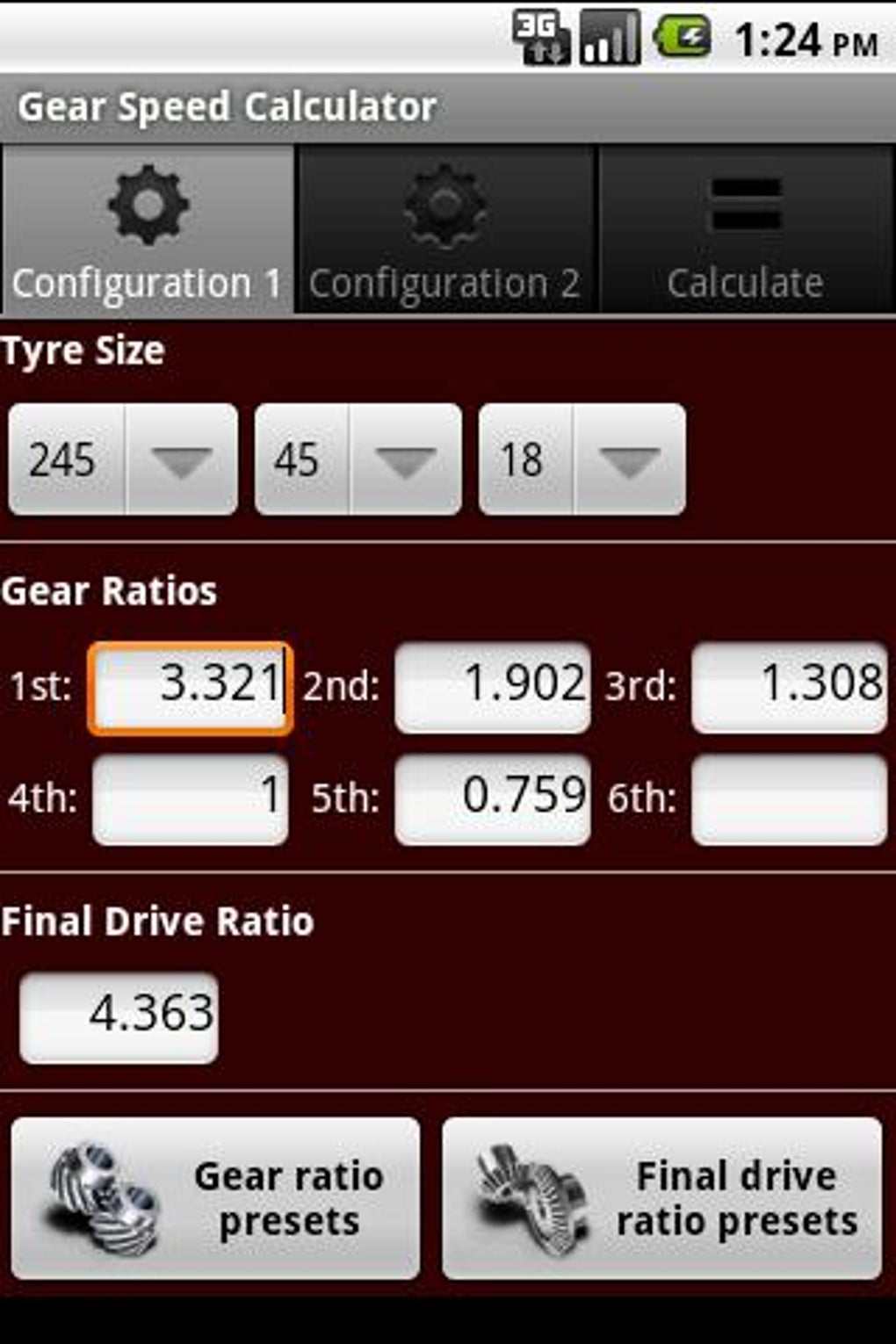 Gear Speed Calculator APK Para Android Download