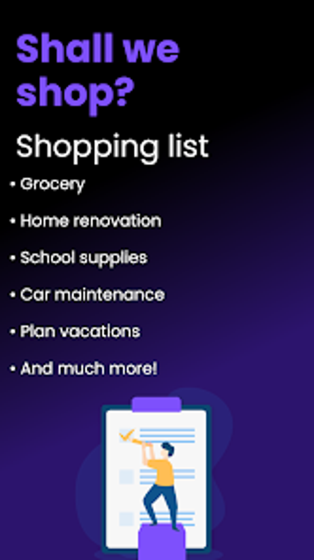 Wanna Buy - Shopping List para Android - Descargar