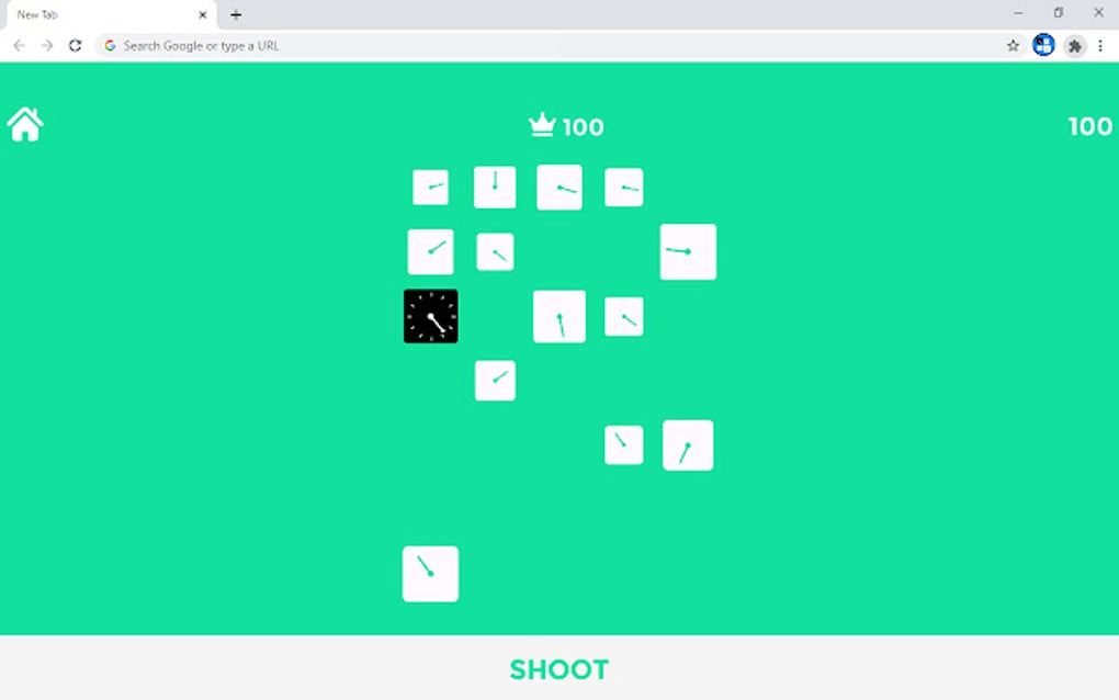 Shooty Clocks Casual Game para Google Chrome - Extensión Descargar