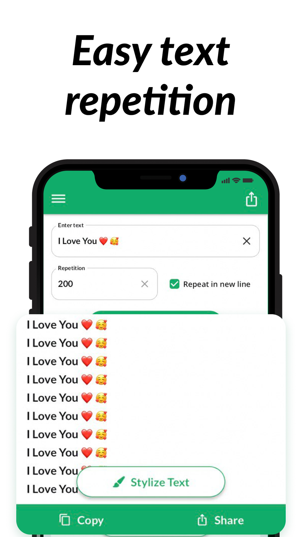 Text Repeater: Repeat Text App para iPhone - Descargar