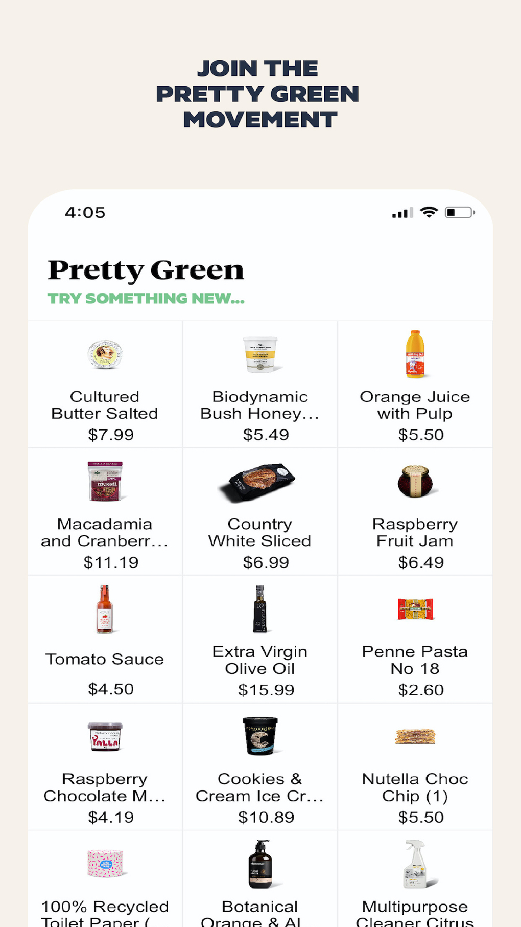 Pretty Green Supermarket for iPhone - Download