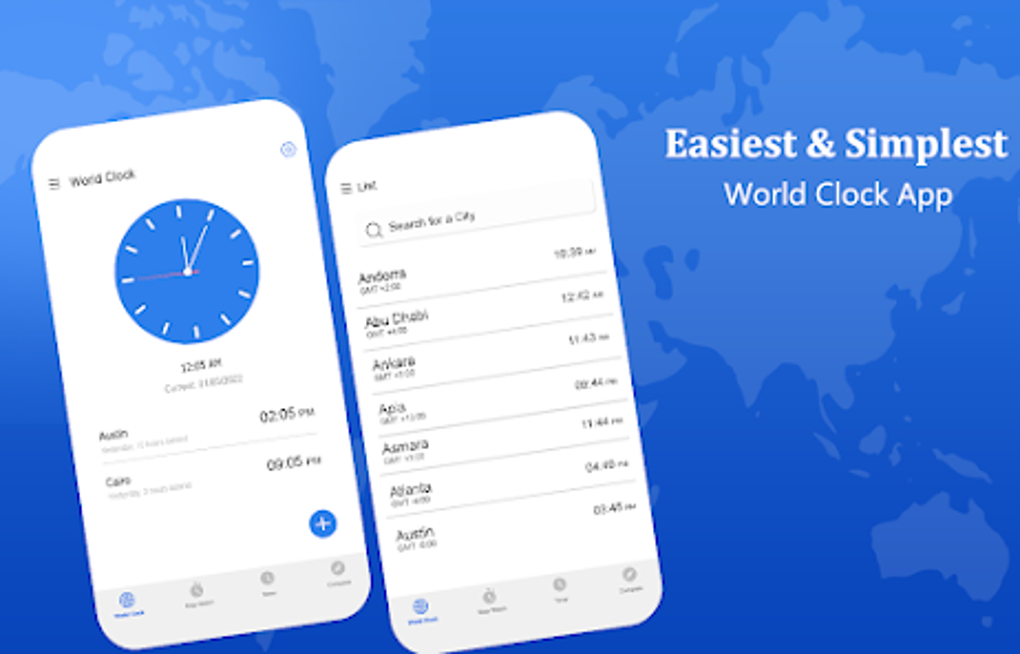 World Clock: World Time Clock per Android - Download World Clock: World Time Clock per Android - Download