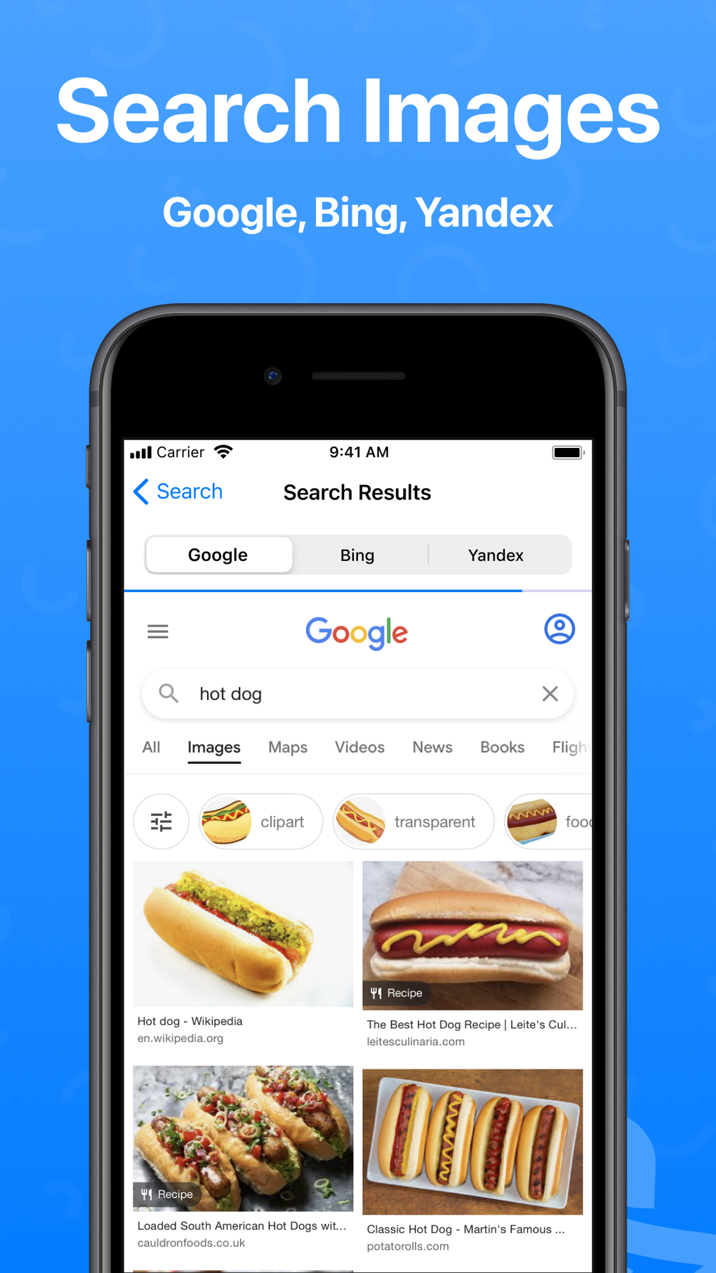 Reverse Image Search para iPhone - Descargar