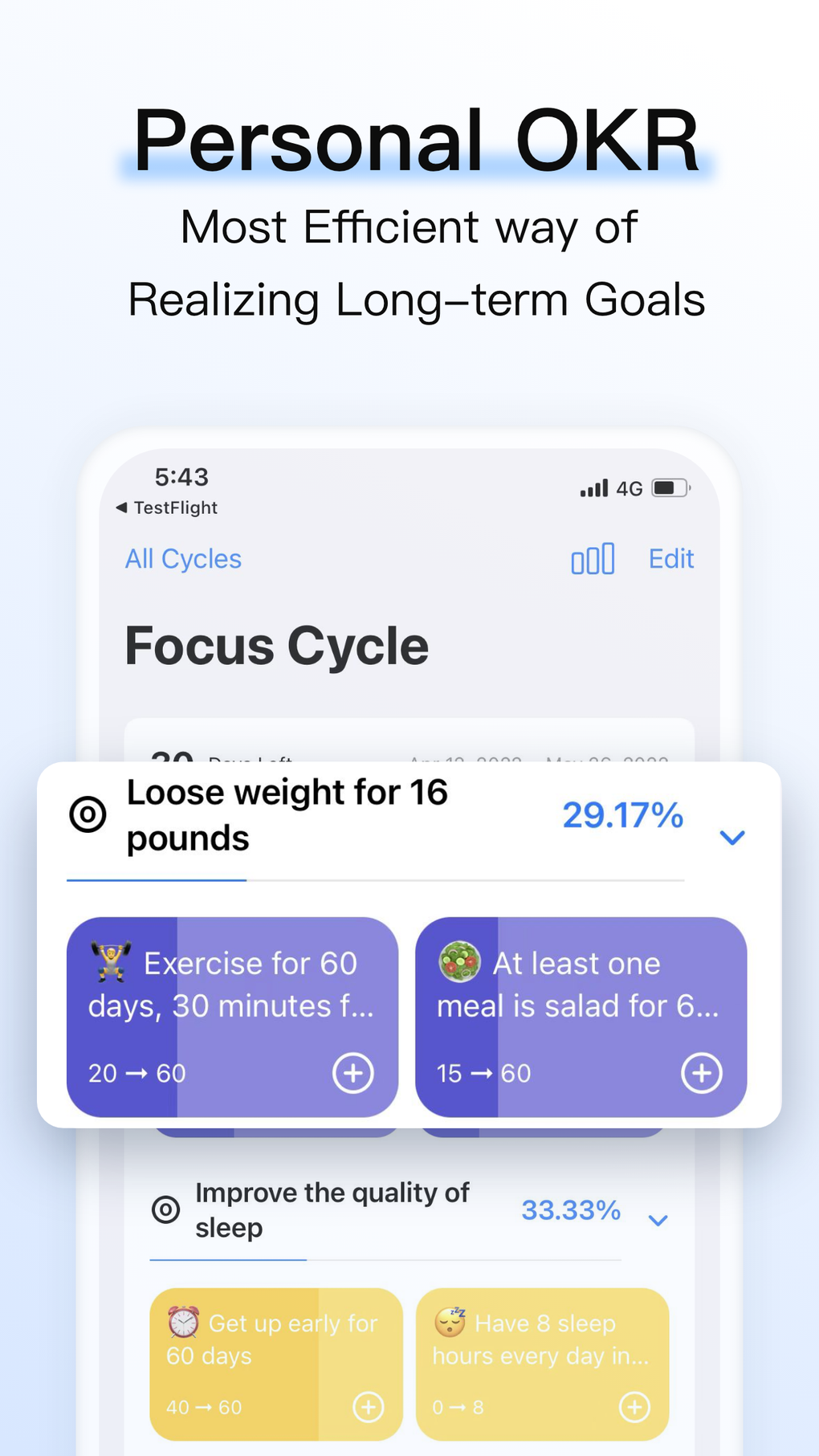 Vision - OKR Goal Management para iPhone - Descargar