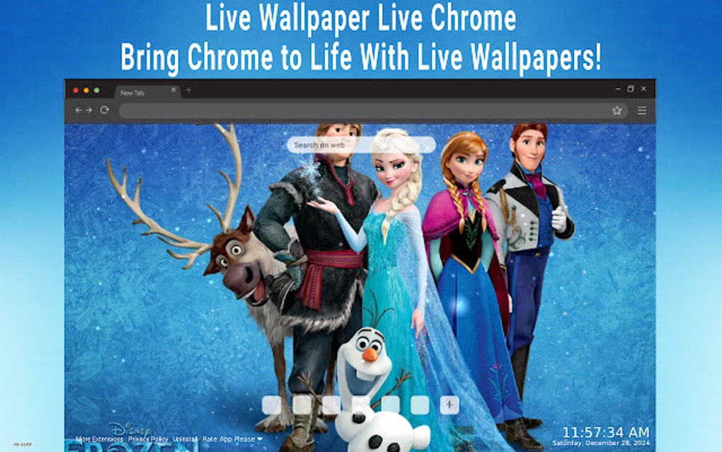 Disney Frozen 4K Wallpaper for Google Chrome - Extension Download