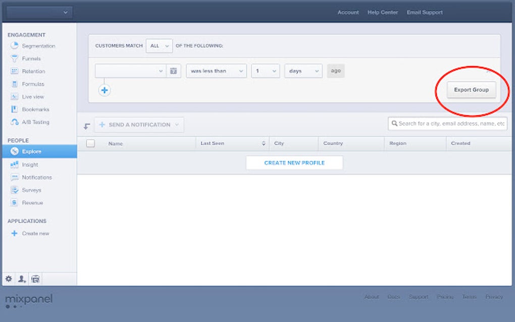 Mixpanel People Export para Google Chrome - Extensión Descargar