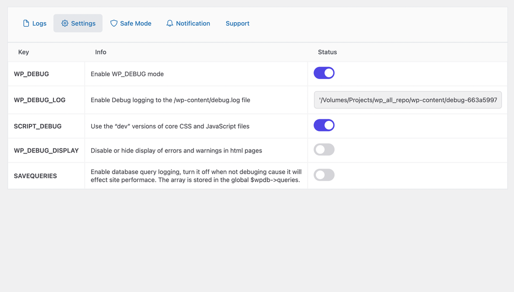 Debug Log 8211 Manger Tool para WordPress - Descargar
