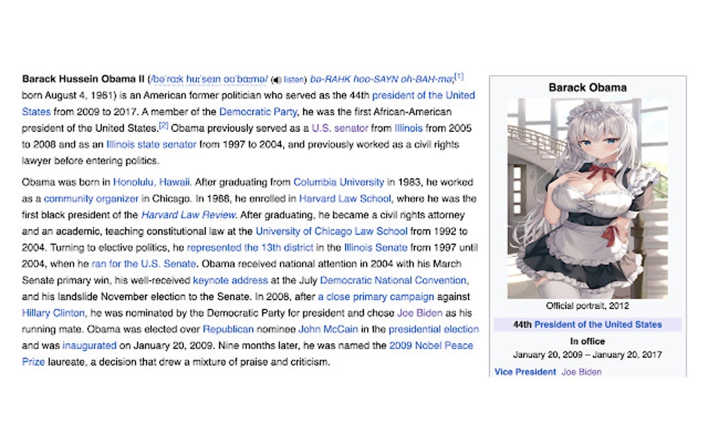 Waifu Wikipedia para Google Chrome - Extensión Descargar