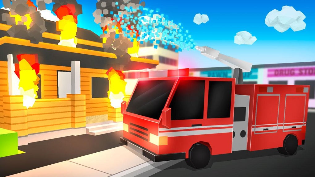 Cube Fire Truck: Firefighter APK for Android - Download