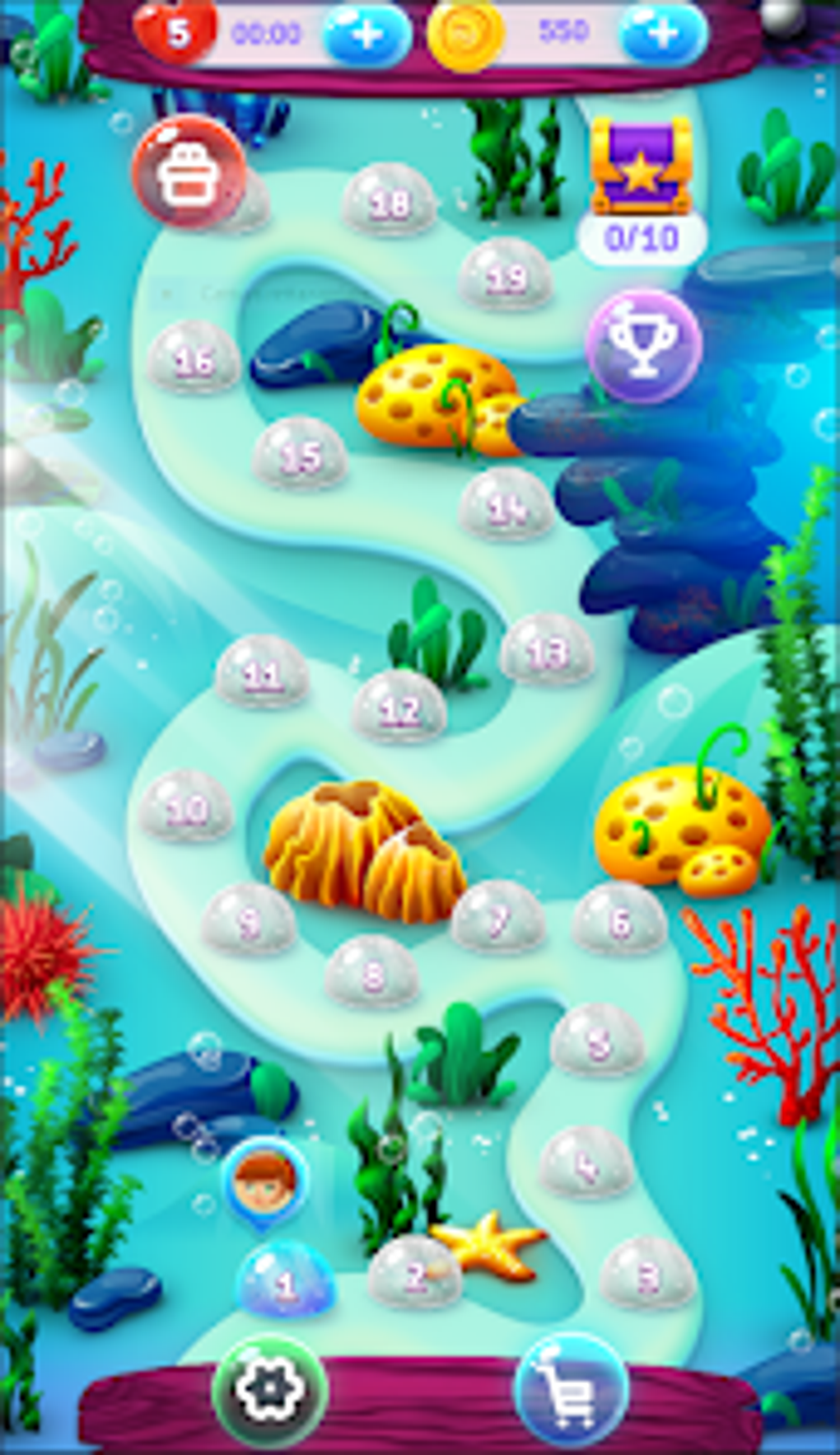 Bubble Shooter - Ocean para Android - Descargar