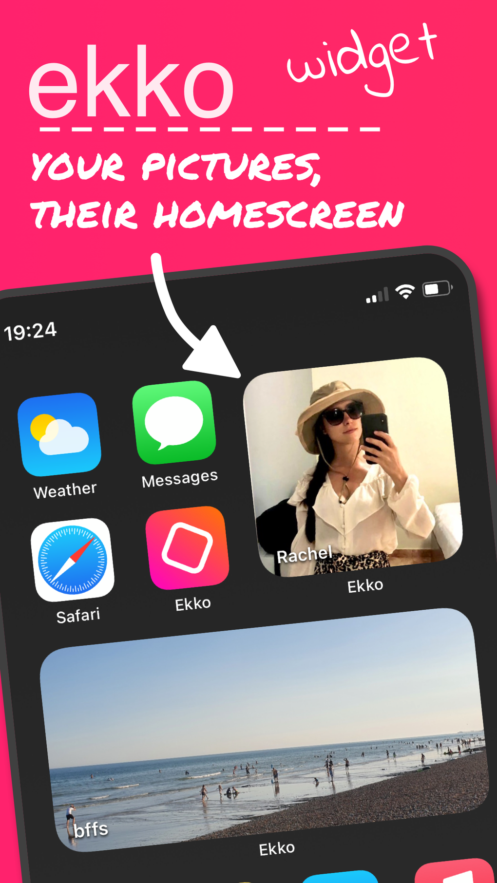 Ekko - shared photo widget for iPhone - Download