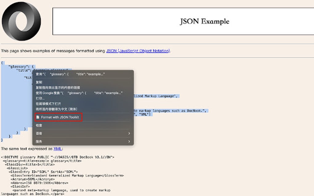 JSON Toolkit cho Google Chrome - Tiện ích mở rộng Tải về