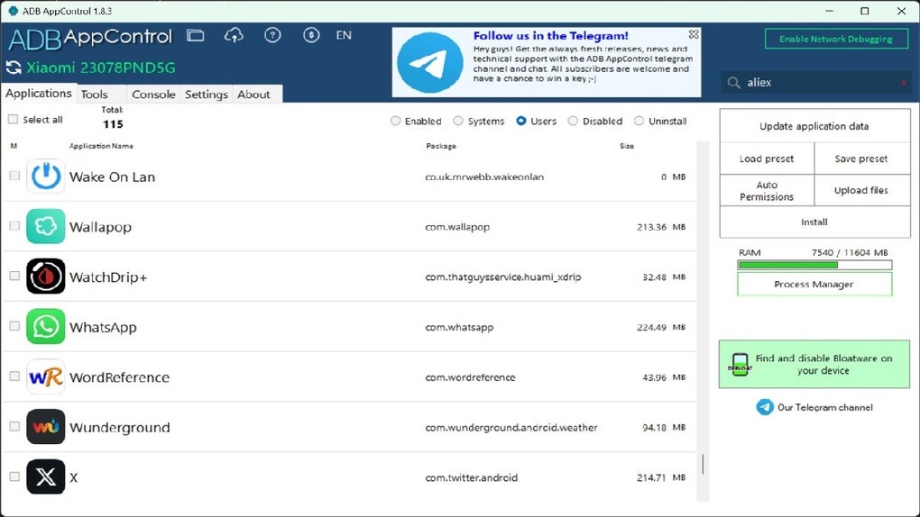 ADB AppControl - Download