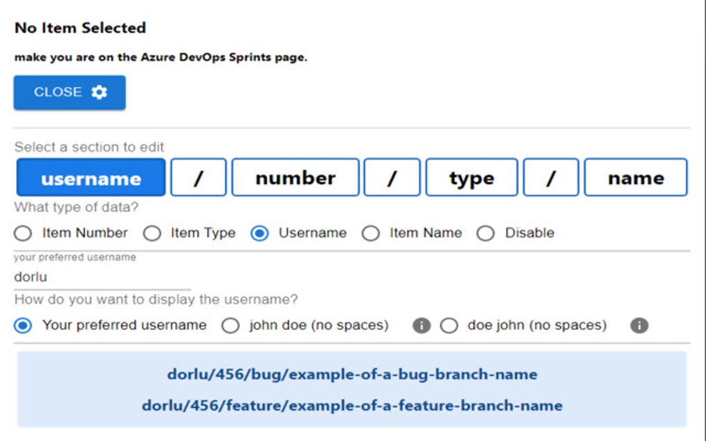 Branch Name Generator for Google Chrome - Extension Download