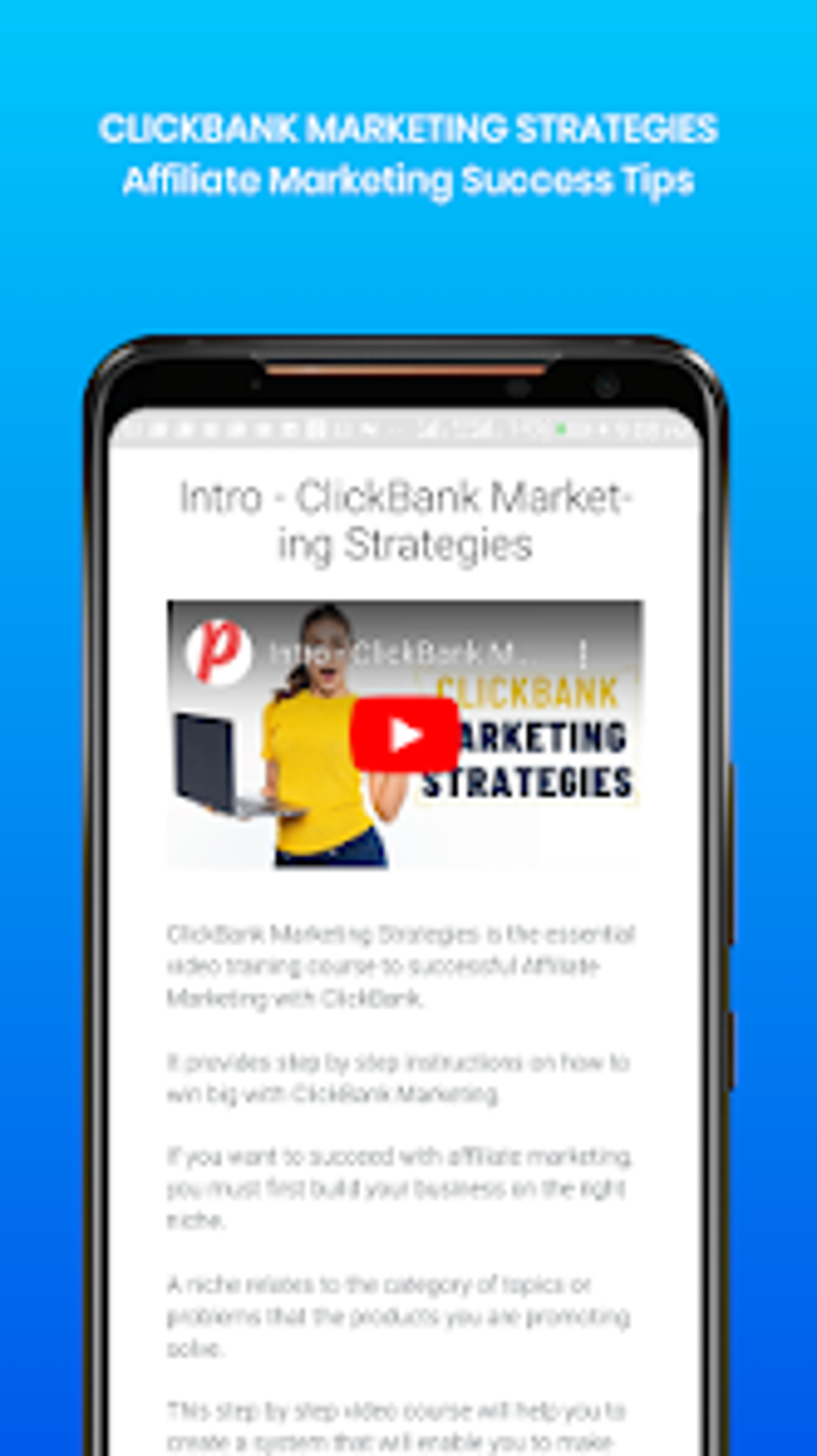 ClickBank Marketing Strategies for Android - Download