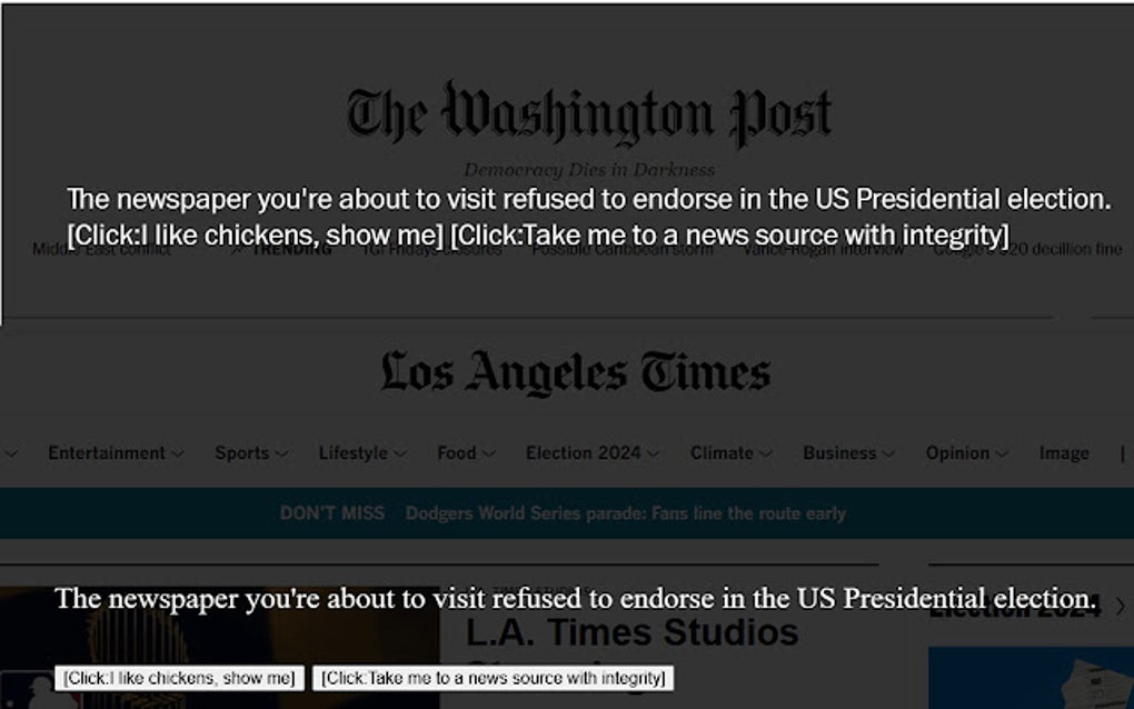 News Warning for Google Chrome - Extension Download