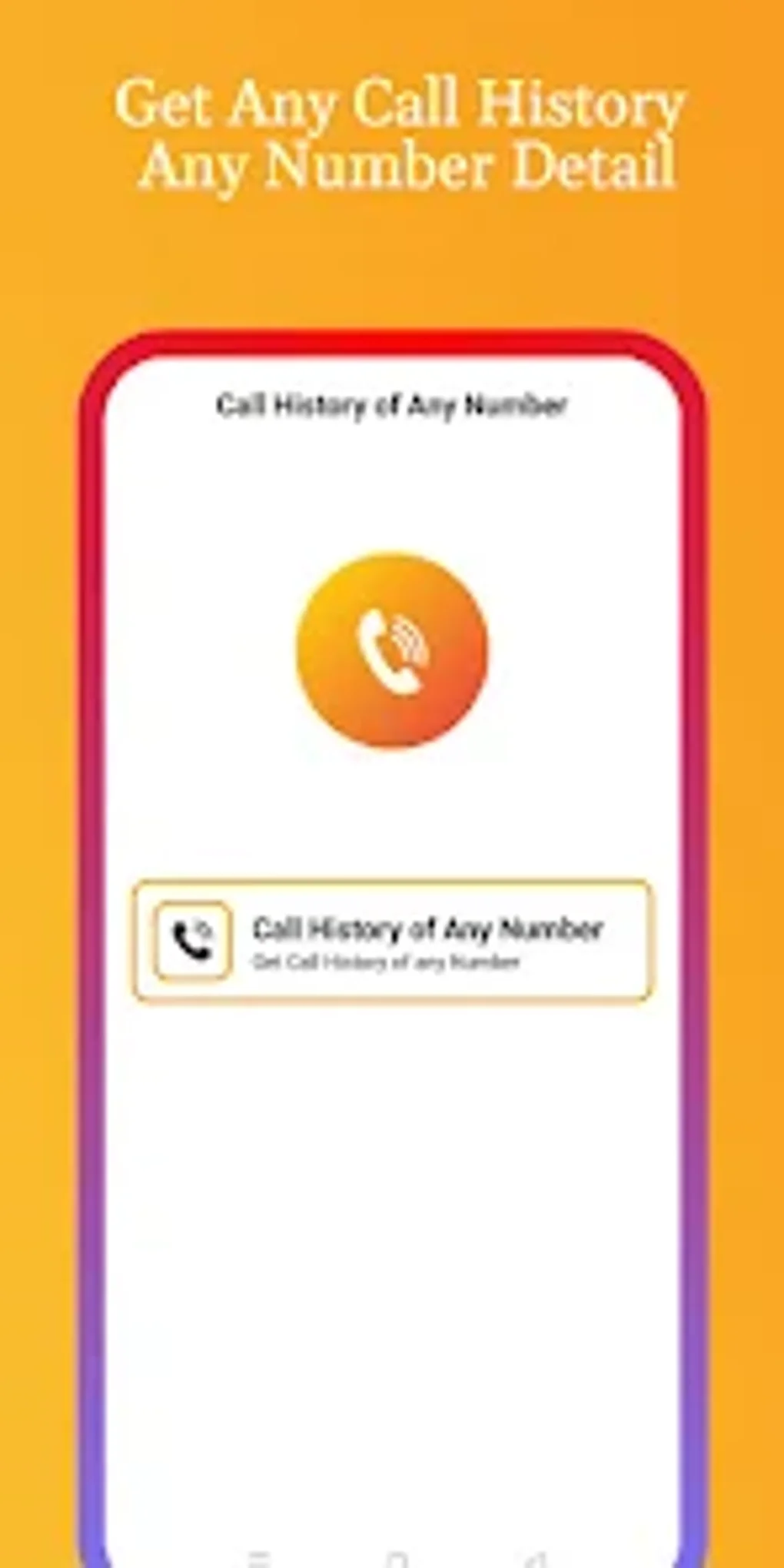 Android 용 Call History Any Number Detail - 다운로드