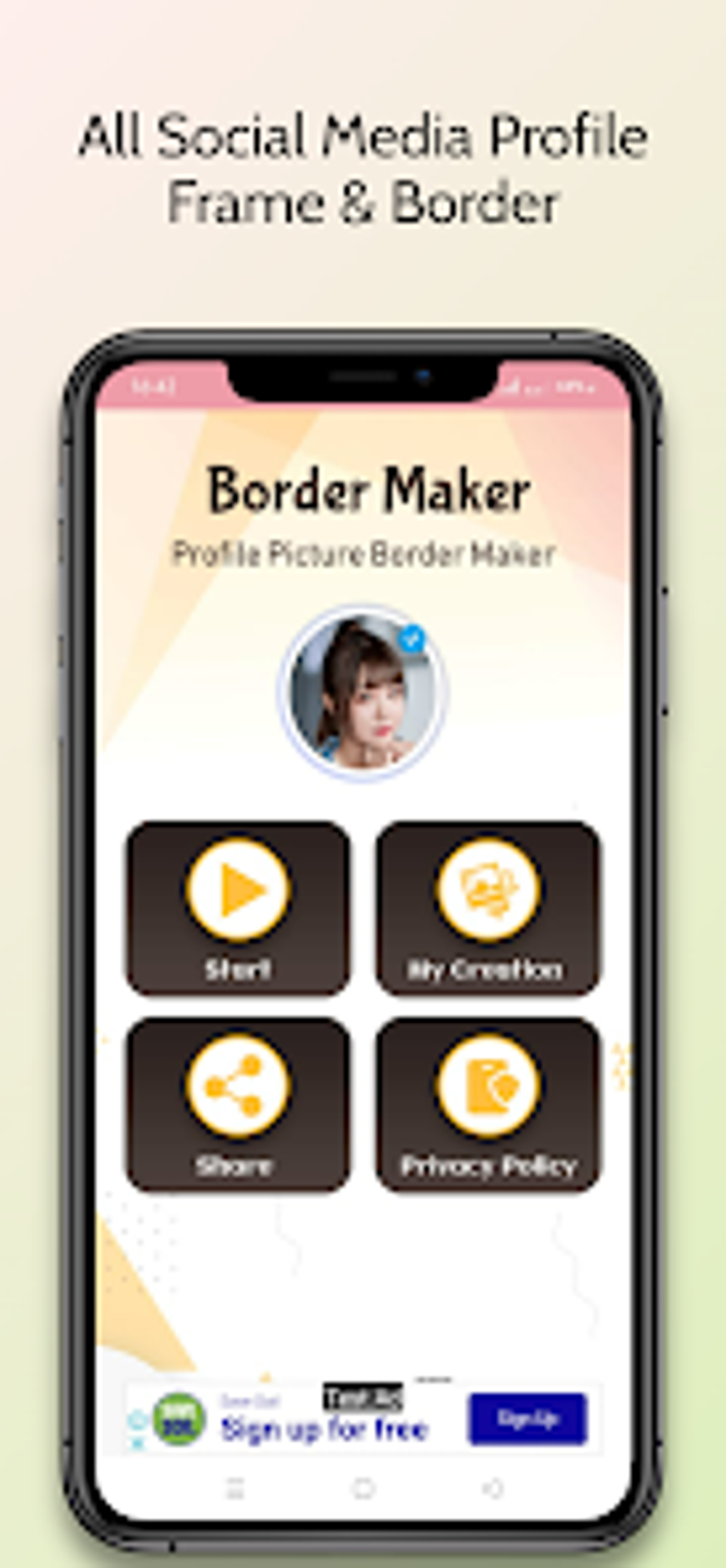 Android 용 Profile Picture Border Maker - 다운로드
