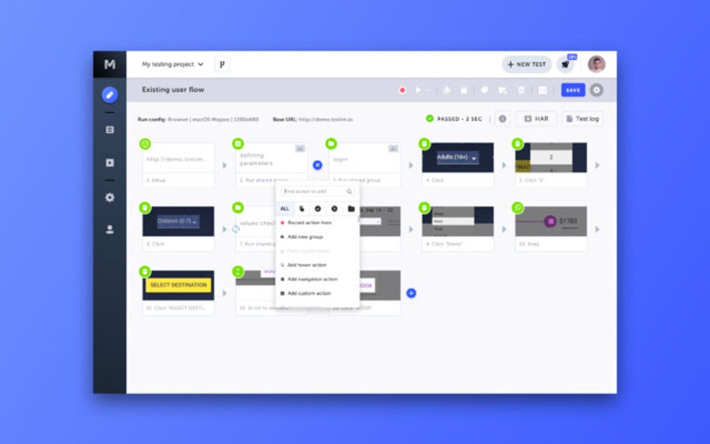 Testim Editor for Google Chrome - Extension Download