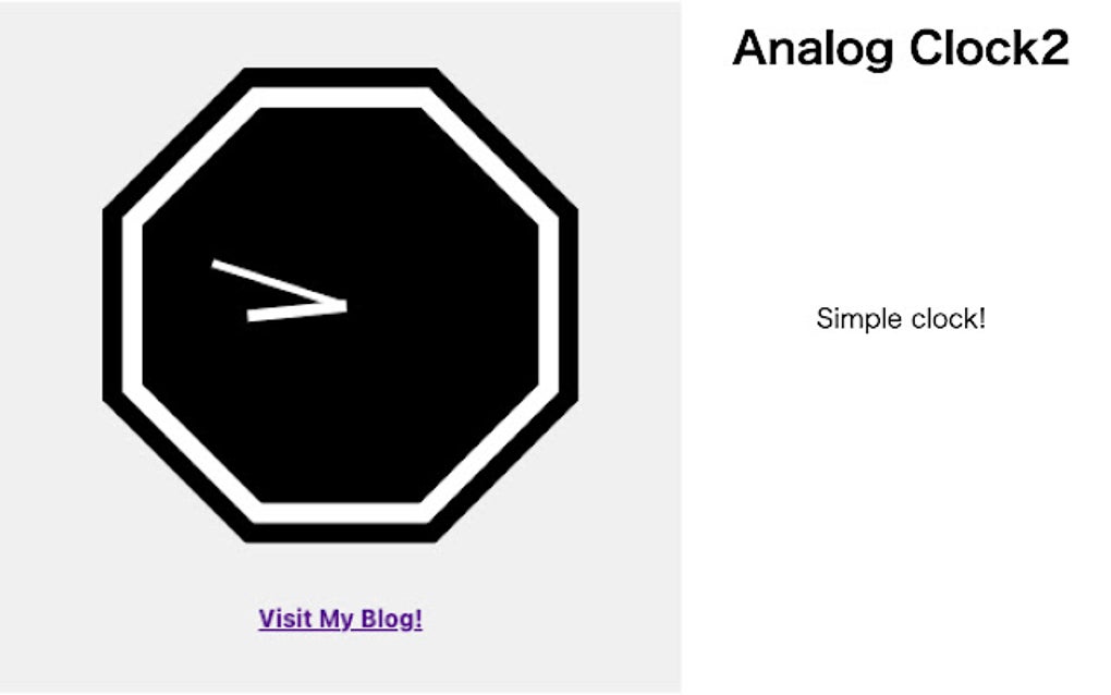 Analog Clock2 for Google Chrome - Extension Download