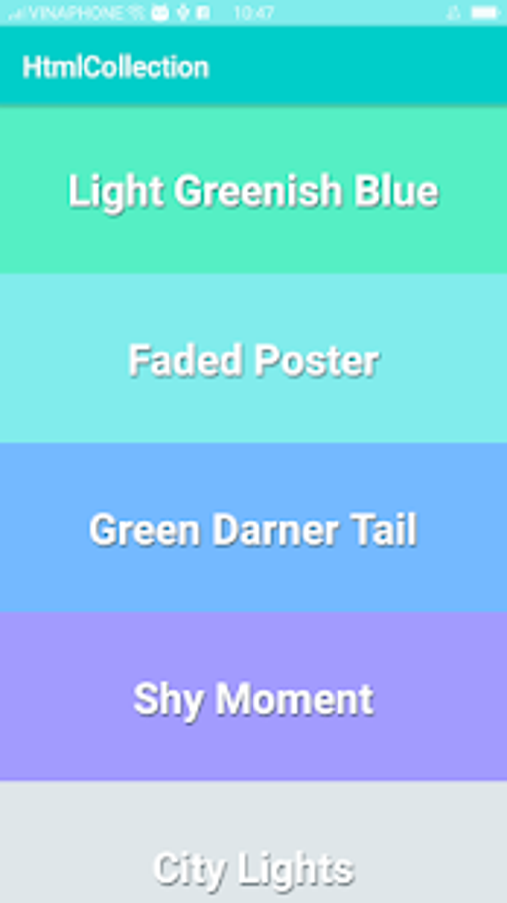 HtmlCollection cho Android - Tải về