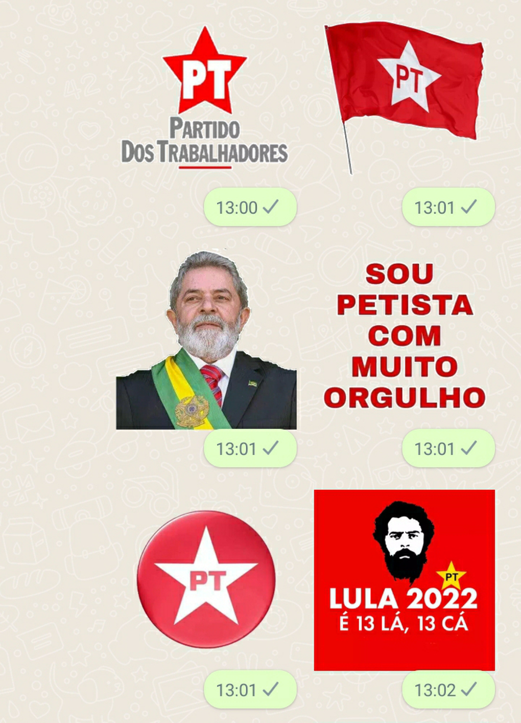 Figurinhas do PT LULA para Android - Download