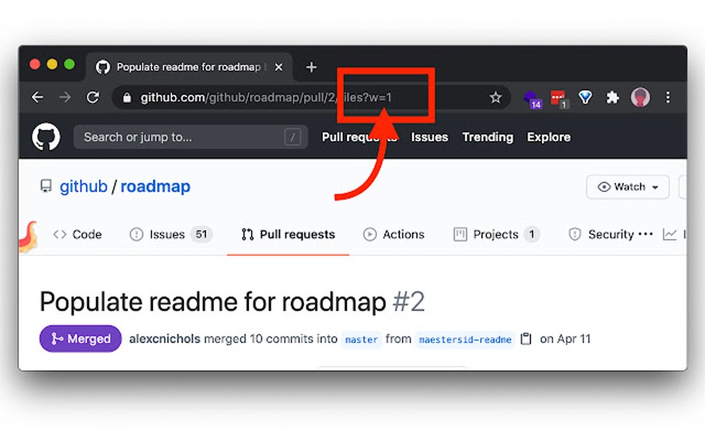 GitHub Whitespace Google Chrome 용 - 확장 프로그램 다운로드