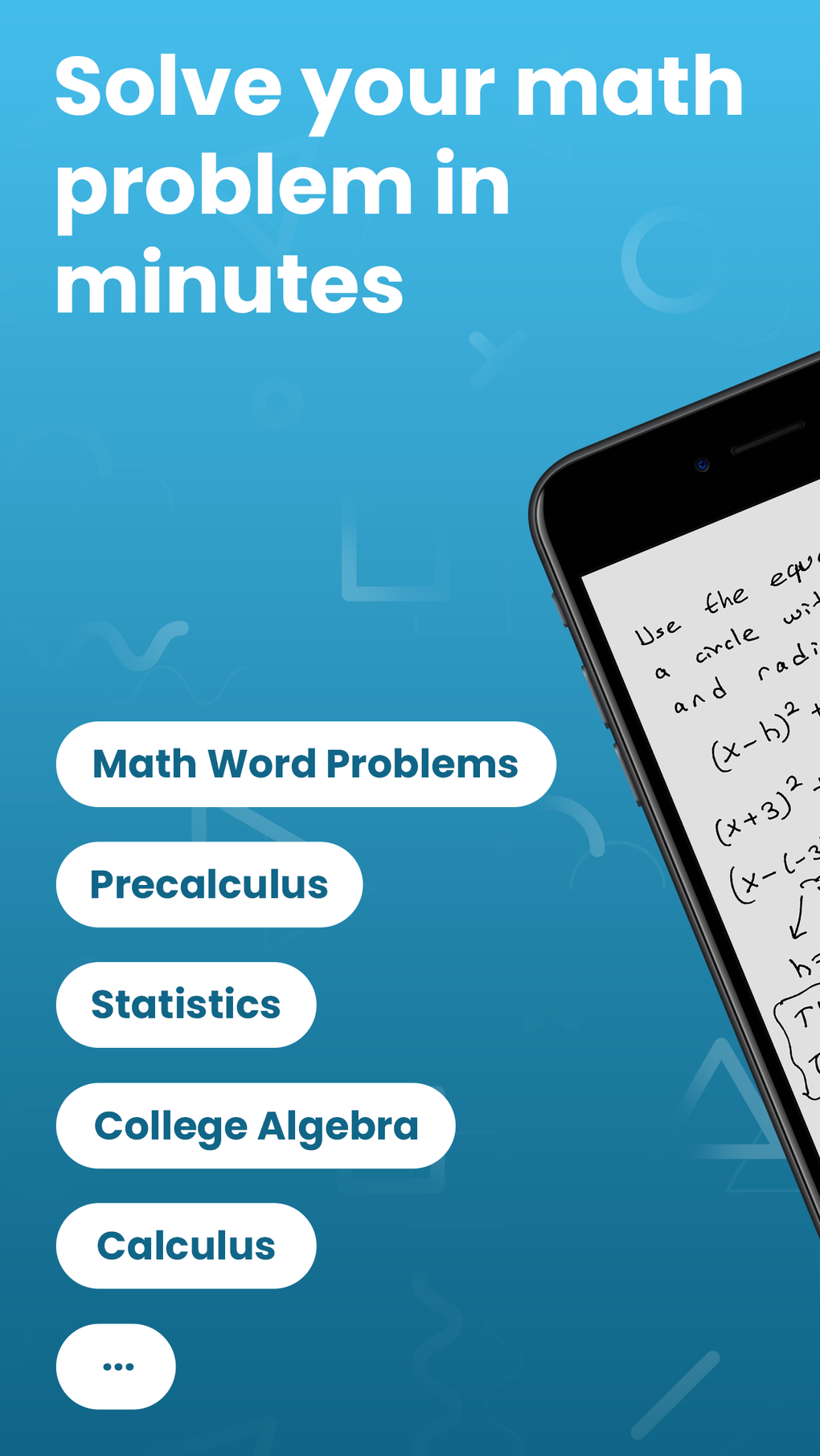 Math Word Problem Solver Per IPhone Download