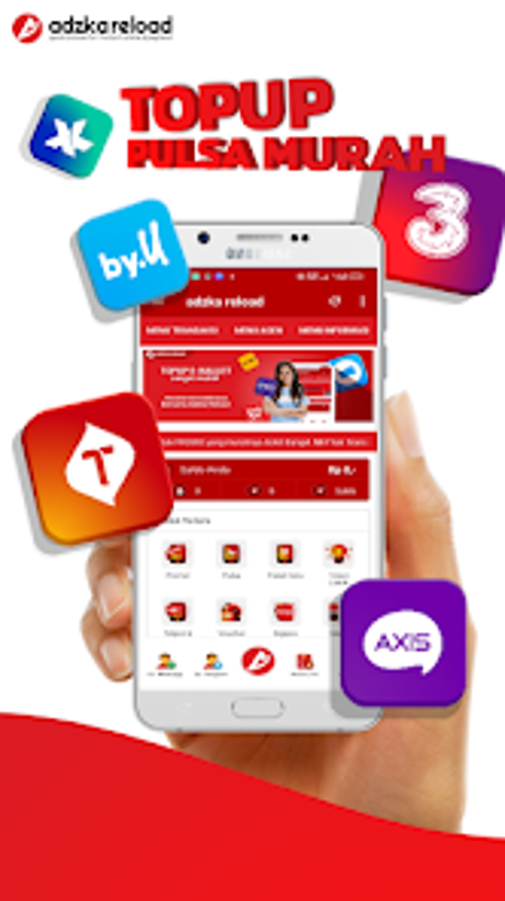 adzka reload - pulsa ppob para Android - Descargar