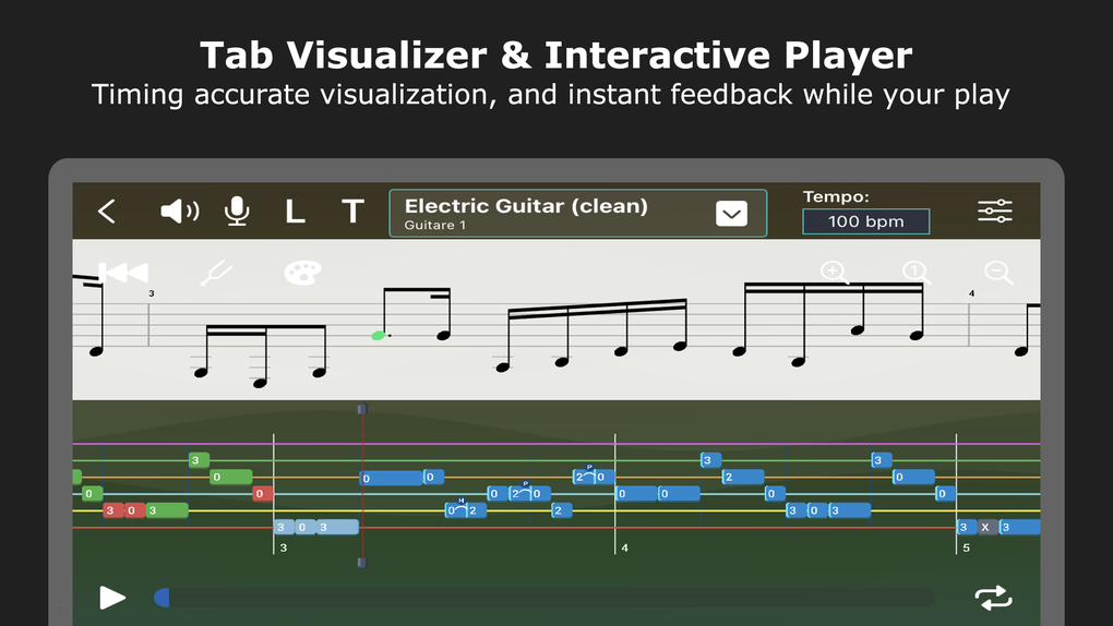 TabFlow: Guitar Tab Visualizer for iPhone - Download