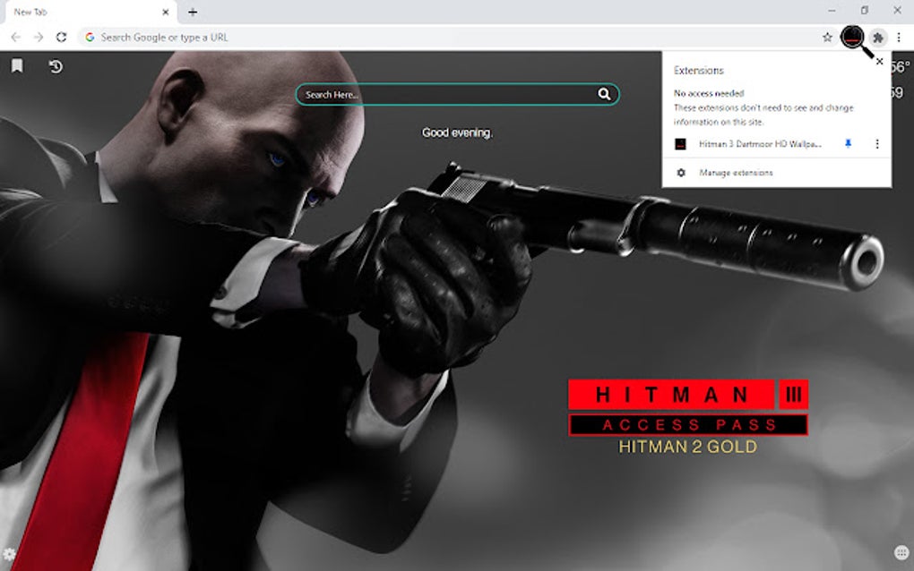 Hitman 3 Dartmoor HD Wallpapers New Tab for Google Chrome - Extension ...