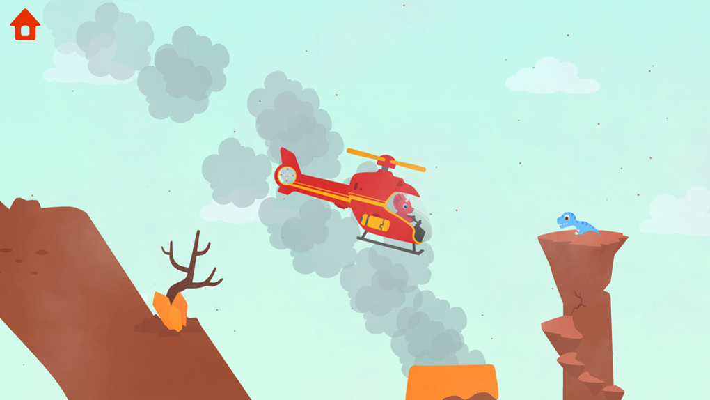 Dinosaur Helicopter Kids Games for iPhone - Download