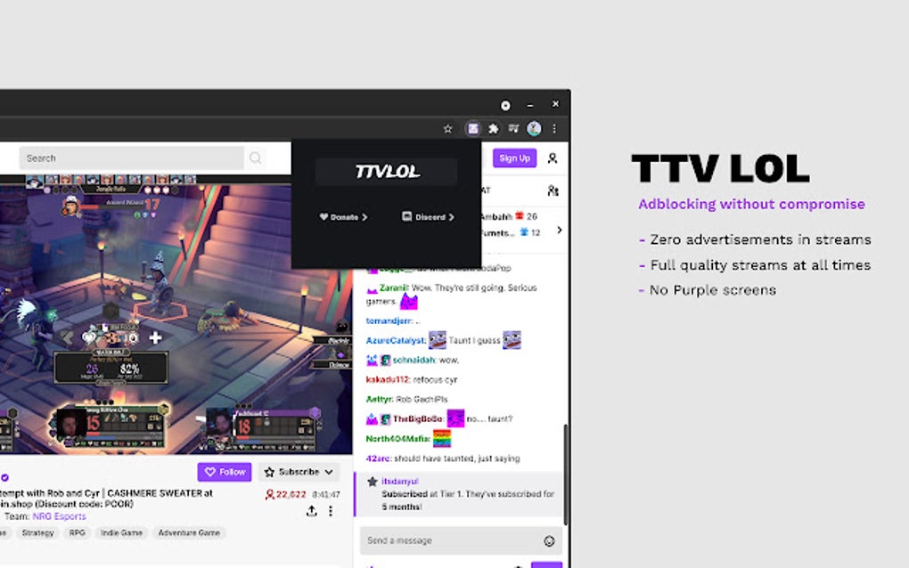 TTV LOL para Google Chrome - Extensión Descargar