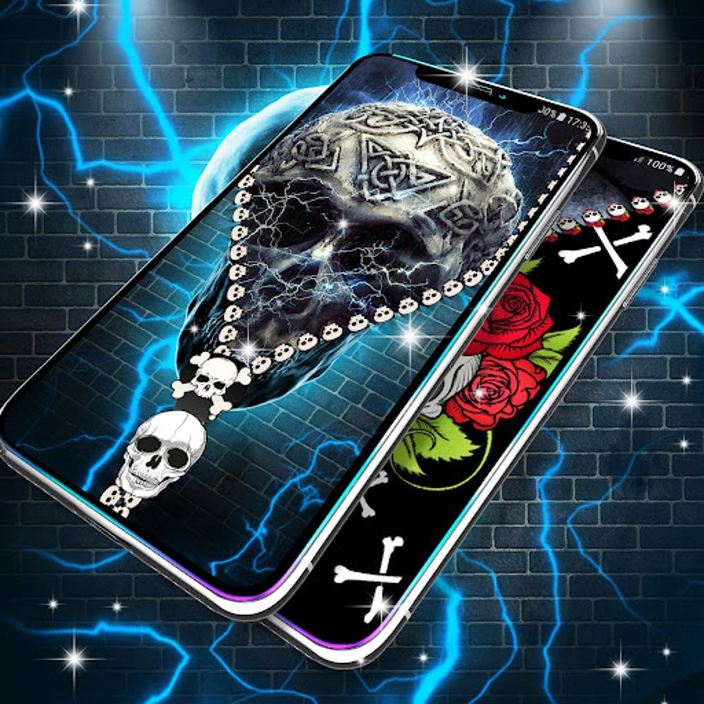 Skull lock screen zipper APK for Android - Download